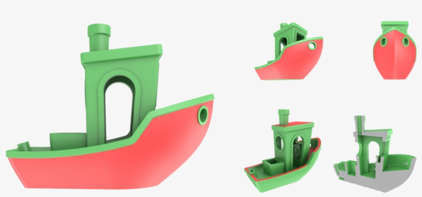 Features - 3d Print Test Boat PNG Image | Transparent PNG Free Download ...