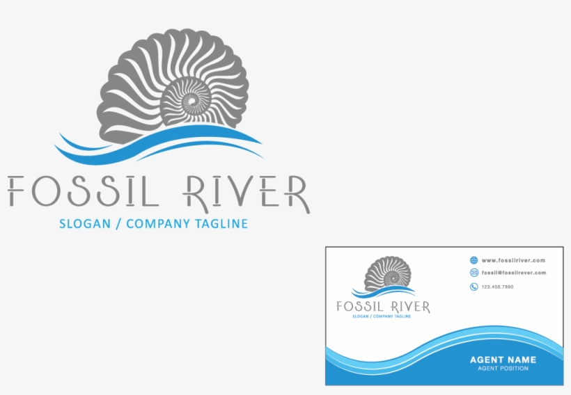 Logo Design By Zombras For Fossil River Exploration, - Graphic Design ...