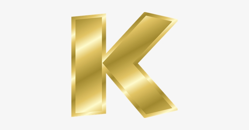 Download Celebrate Gold K - Gold Letter K Transparent | Transparent PNG ...