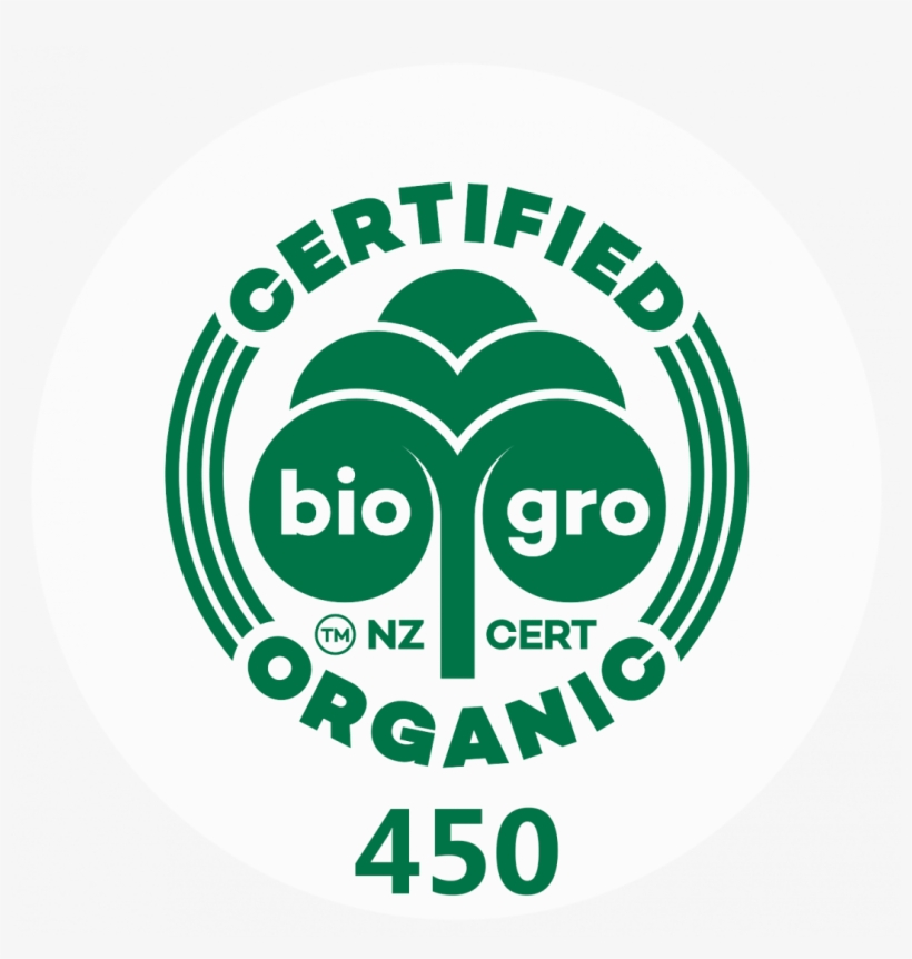Organic Rata Honey - Biogro Logo PNG Image | Transparent PNG Free ...