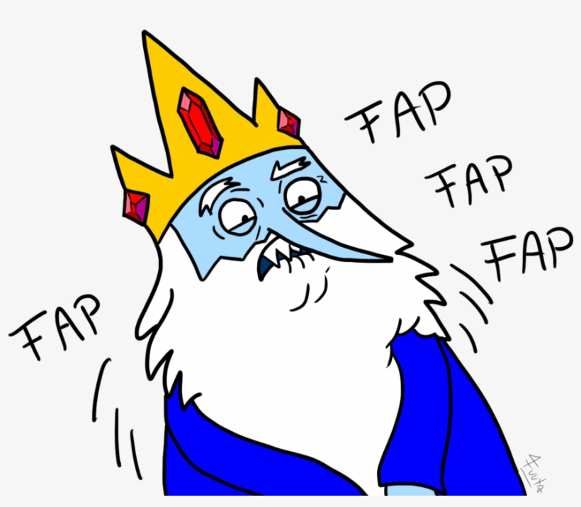 Pa Aチ Dwte Ice King Mammal Vertebrate Line Art Black - Meme Fap Fap Png ...