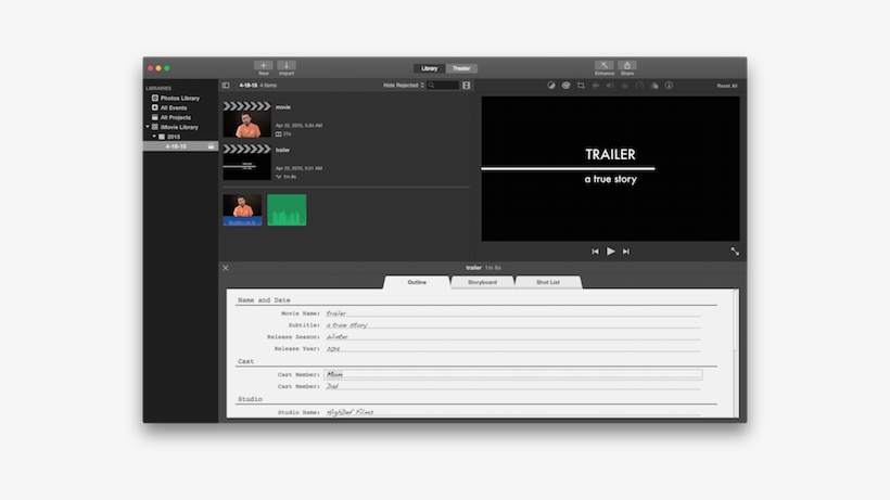 Imovie Trailer - Trailer PNG Image | Transparent PNG Free Download on ...