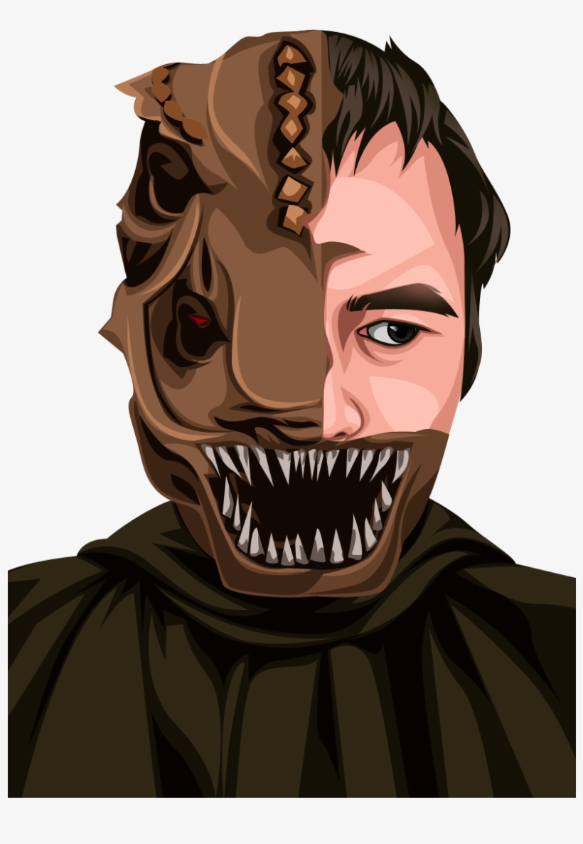 Rex Human Face Jurassic Lovers - Illustration PNG Image | Transparent ...