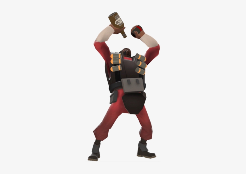 Download Taunt Spent Well Spirits - Tf2 Demoman Png | Transparent PNG ...