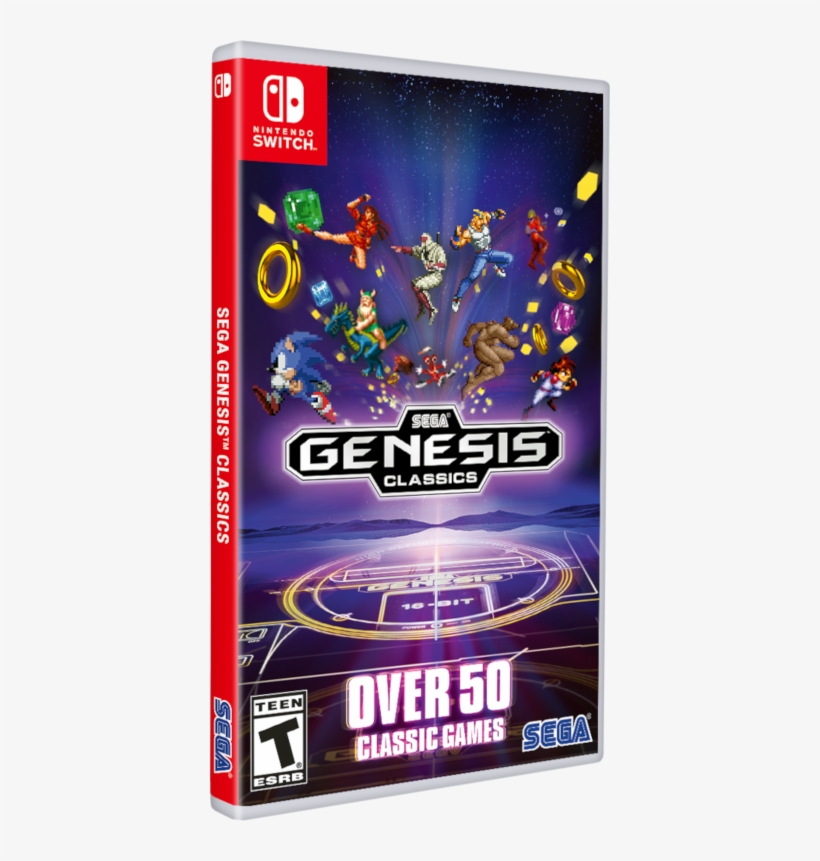 18 Sep - Sega Genesis Classics Nintendo Switch PNG Image | Transparent ...