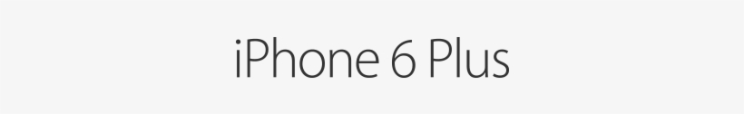 Iphone 6 Plus - Iphone 6 Plus Logo PNG Image | Transparent PNG Free ...