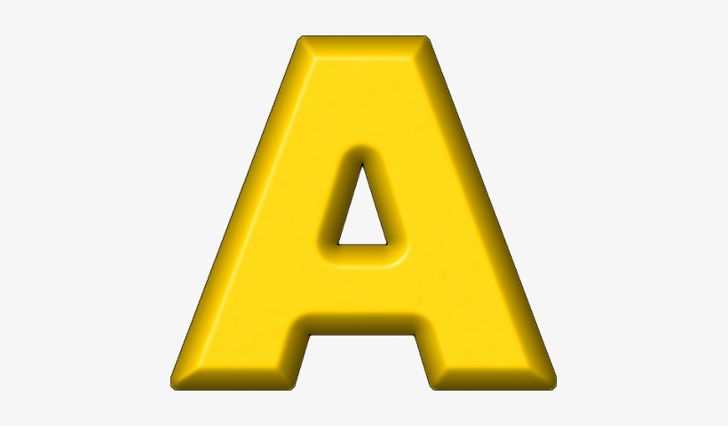 Download Yellow Letter A Png | Transparent PNG Download | SeekPNG