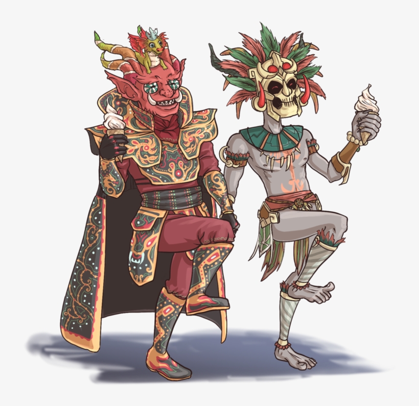 Ah Puch With Ice Cream - Shadow Spirit Ah Puch PNG Image | Transparent ...