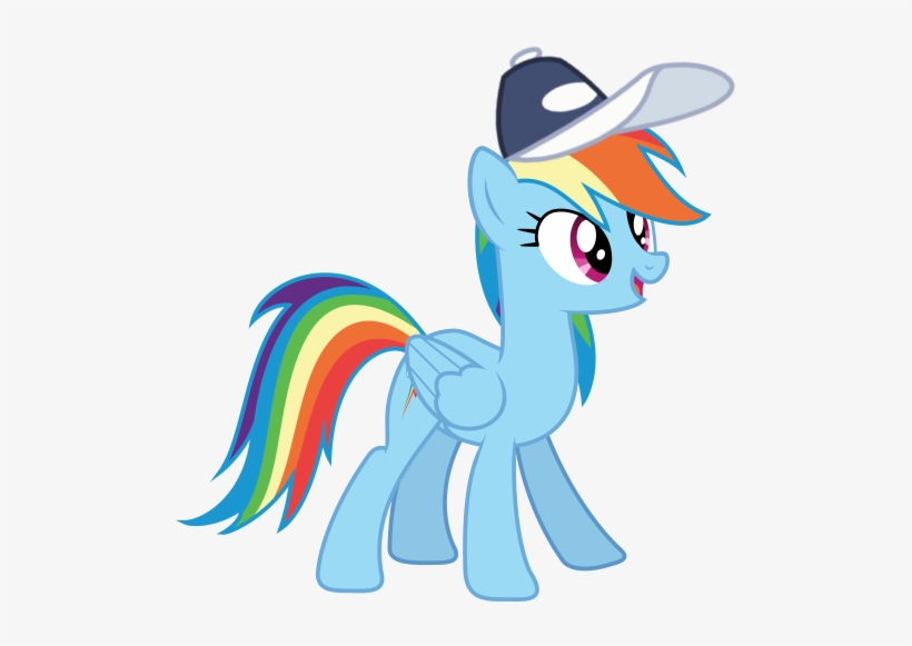 Baseball Cap, Cap, Hat, Rainbow Dash, Safe, Simple - Cartoon PNG Image ...