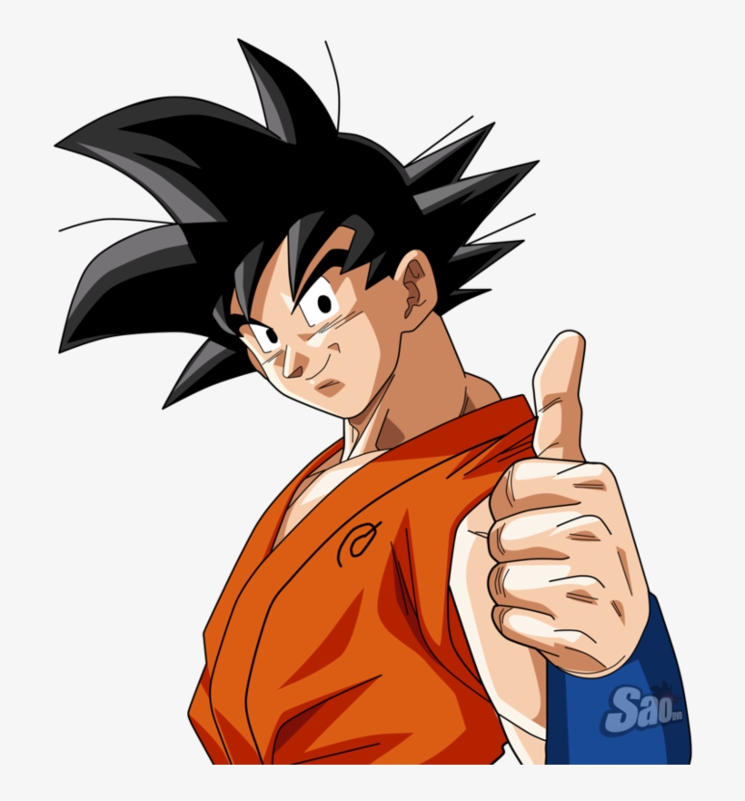 Goku Ending 3 By Saodvd On Deviantart - Goku Thumbs Up Png PNG Image ...