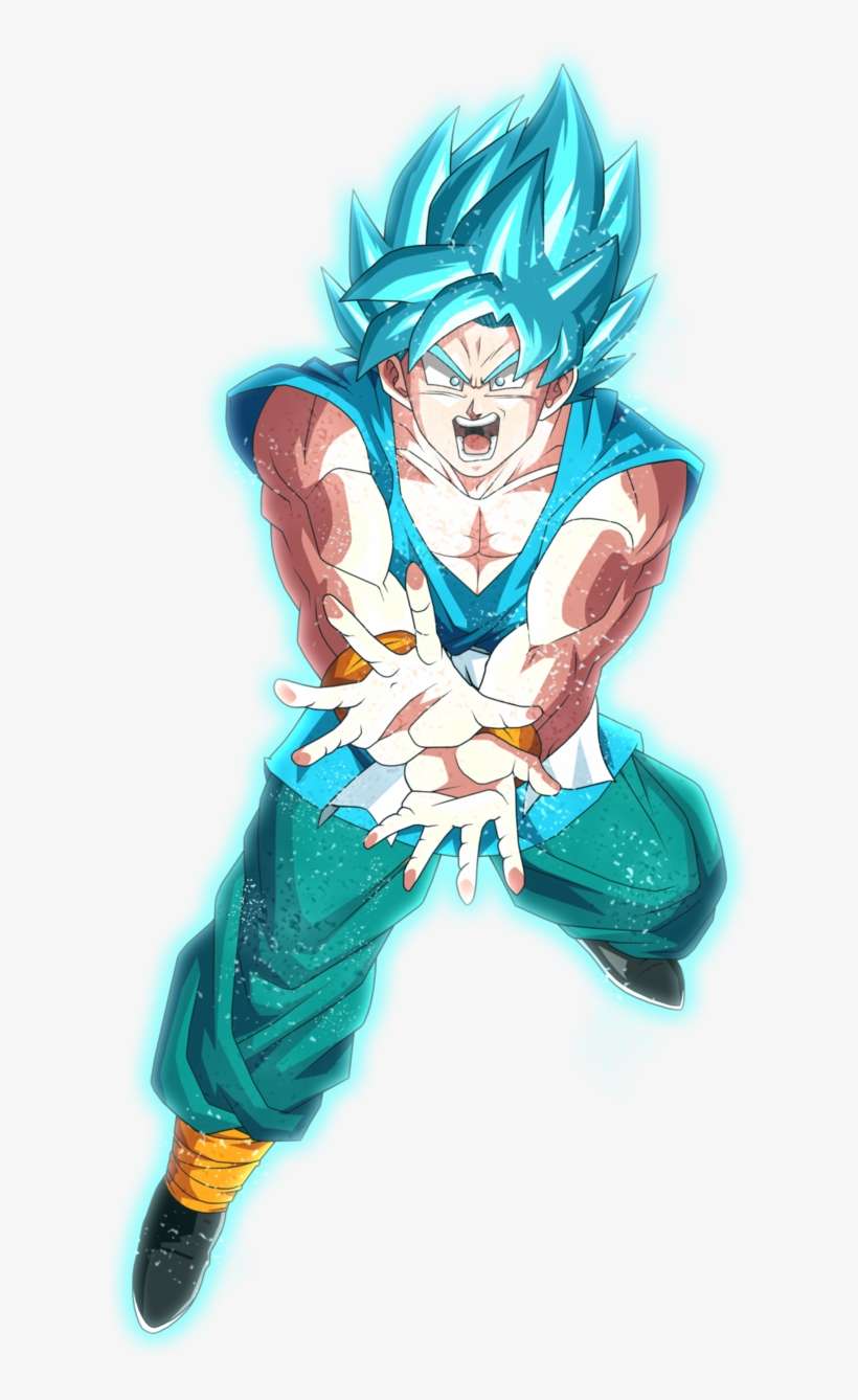 Super Saiyan Blue End Of Z Goku By Brusselthesaiyan - Goku End Of Z Ssb ...