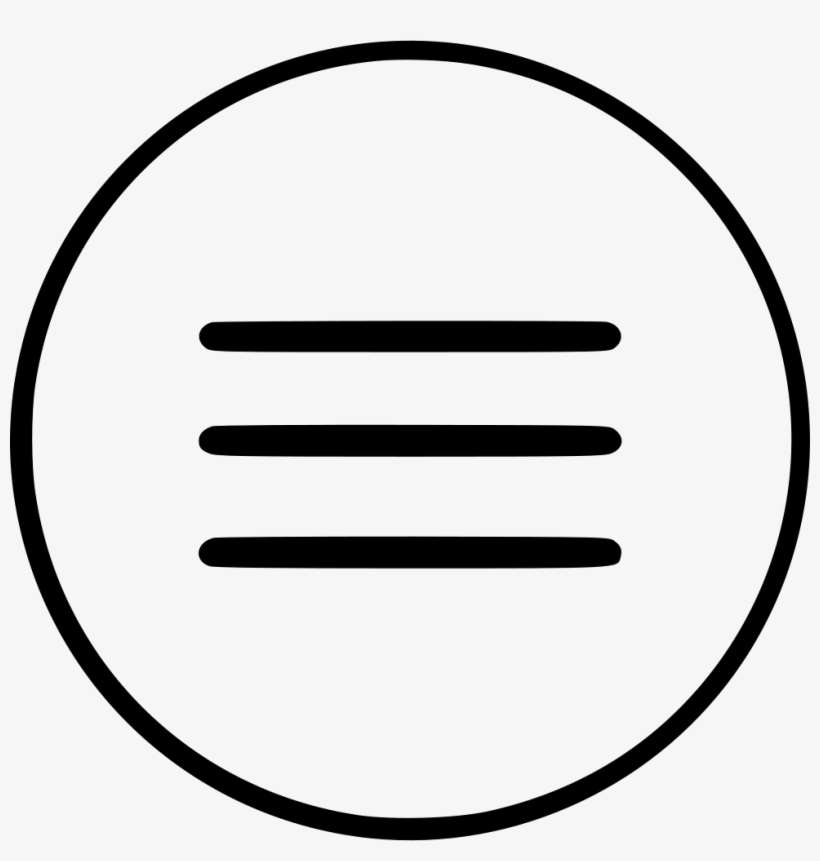 Download Hamburger List Menu Navigation Option Comments - White ...