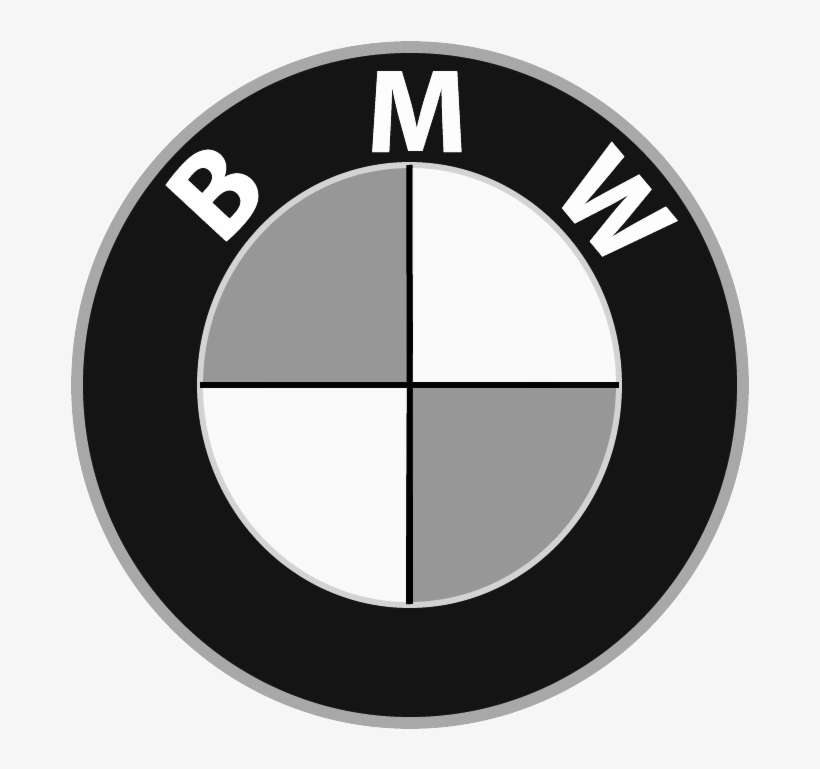Bmw Clip Art At Clker - Bmw Black White Logo PNG Image | Transparent ...