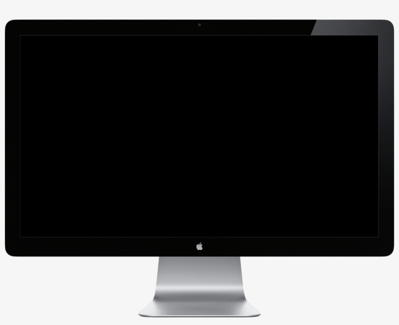 Imac - Imac With Black Frame PNG Image | Transparent PNG Free Download ...