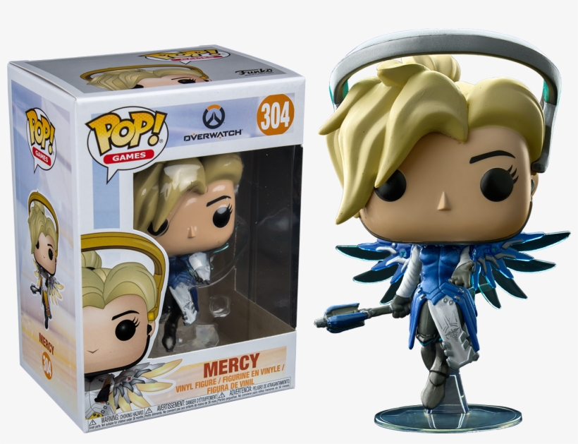 Mercy Cobalt Exclusive Pop Vinyl Figure - Pop Games Mercy 304 PNG Image ...