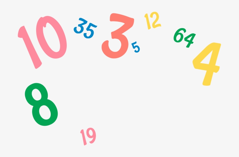 Numbers - Numbers Png PNG Image | Transparent PNG Free Download on SeekPNG
