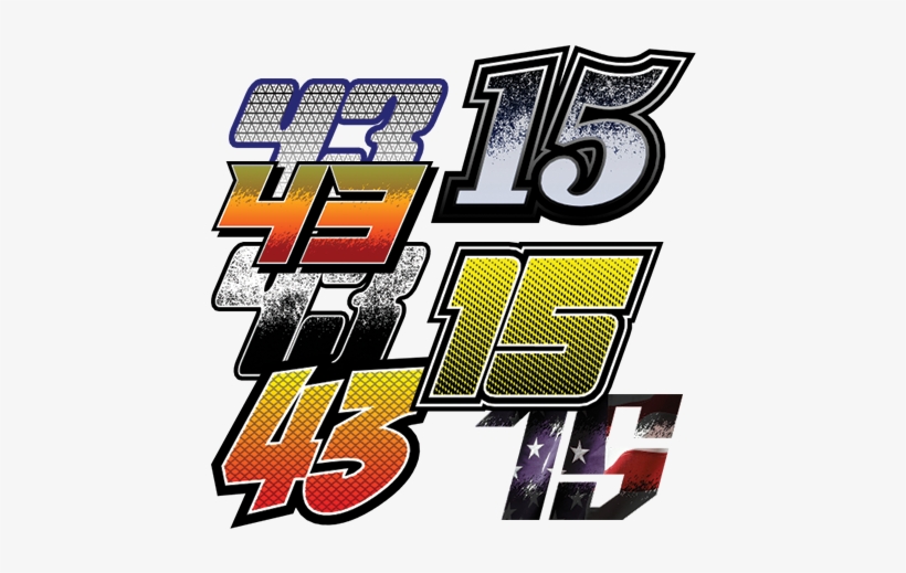 Race Car Numbers - Number PNG Image | Transparent PNG Free Download on ...