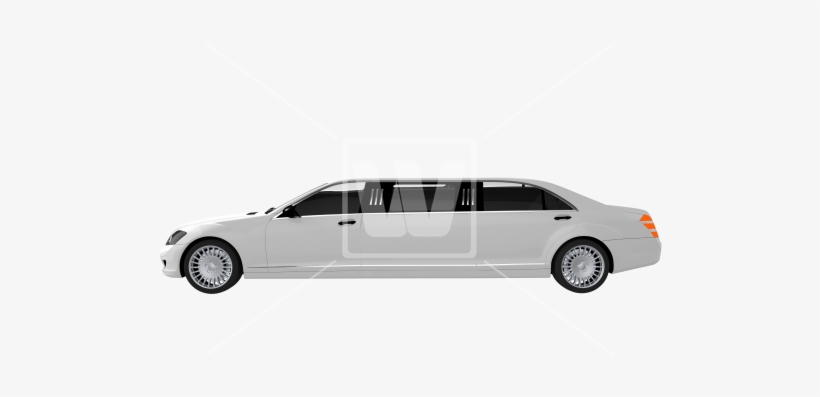 White Limo Side View - Illustration PNG Image | Transparent PNG Free ...