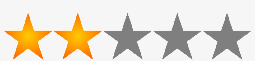 Stars Voting 2 Stars Transparent Png - 2 Star Rating Png PNG Image ...