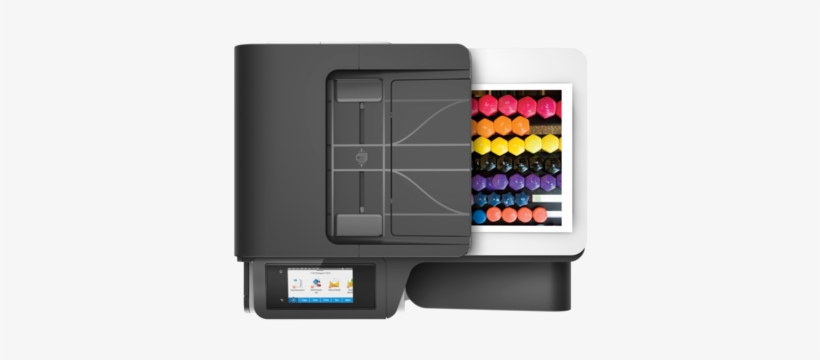 Center - Left - Rear - Right - Top View Closed - Hp Pagewide Pro 477dw ...