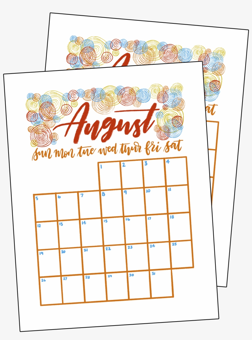 Are You Ready To Take On August - Paper PNG Image | Transparent PNG ...