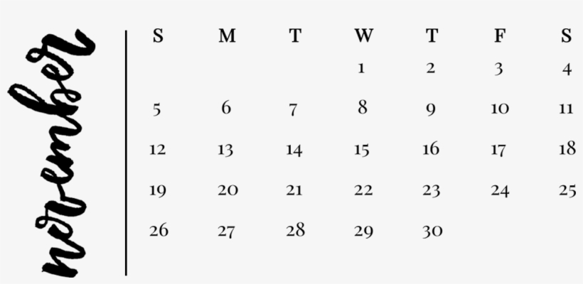 November - Number PNG Image | Transparent PNG Free Download on SeekPNG