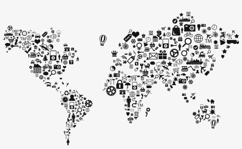 Download Languages - World Map | Transparent PNG Download | SeekPNG