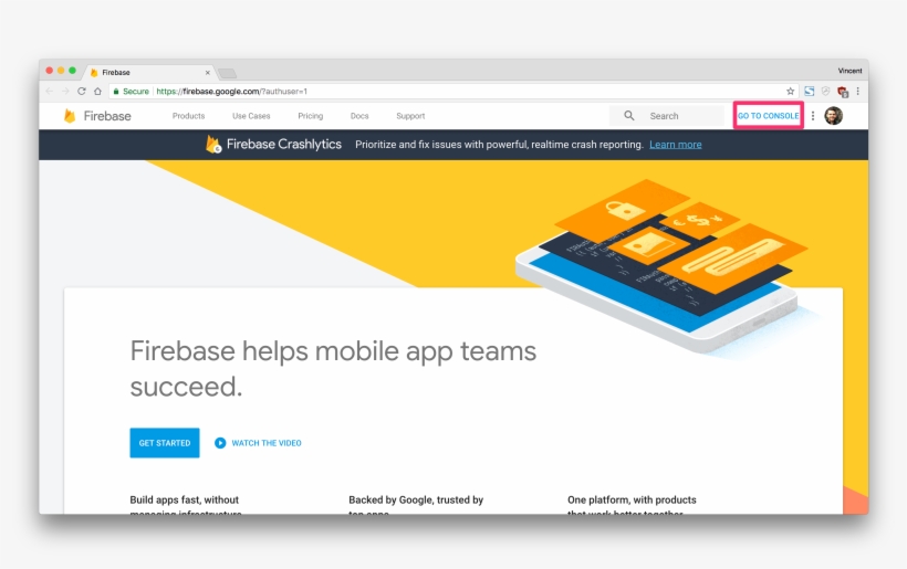 Part7 Firebase Console - Create Account Firebase PNG Image | Transparent PNG Free Download on ...