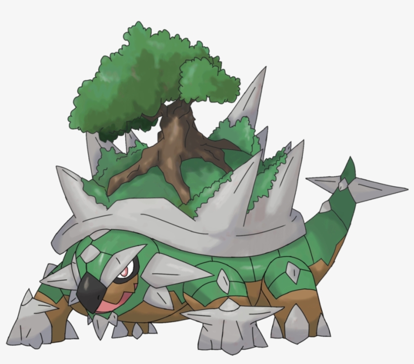 Mega Torterra By Trxpics On Deviantart - Mega Evolucion De Torterra PNG ...
