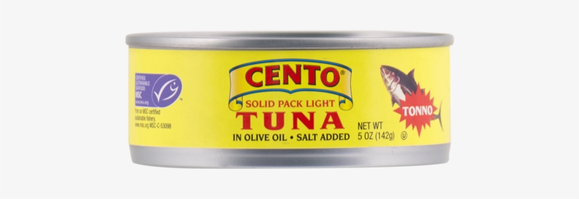 Download Cento Skipjack Tuna Fish - Cento Tuna, Solid Pack Light In ...