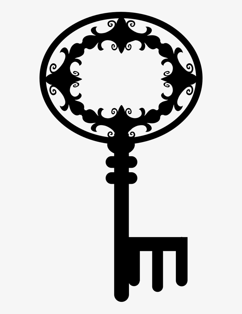 Vintage Oval Key Shape Comments - Shape PNG Image | Transparent PNG ...