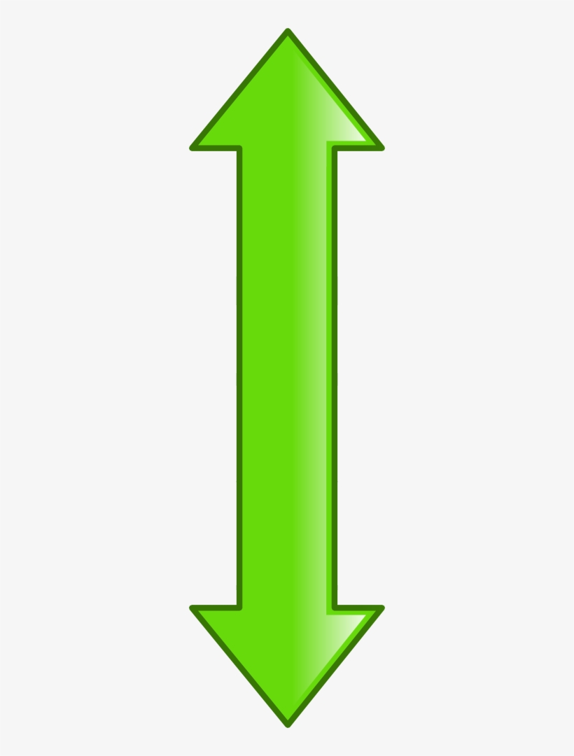 Download Hexadecimal, Vertical Green Double Arrow - Arrows Pointing ...
