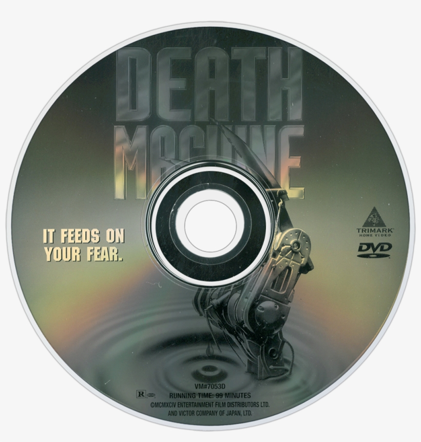 Death Machine Ntsc Disc-1000x1000 - Death Machine 1994 Vhs PNG Image ...
