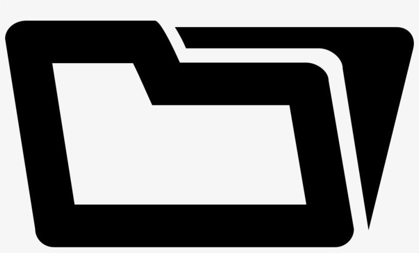 Folder Gross Outline Shape Interface Symbol Comments PNG Image ...