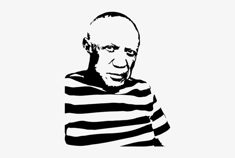 Vinilo Decorativo Retrato Del Pintor Pablo Picasso - Picasso Png PNG ...