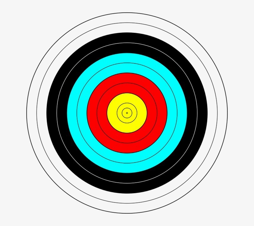 Download Round Target Transparent Image - Archery Face | Transparent ...