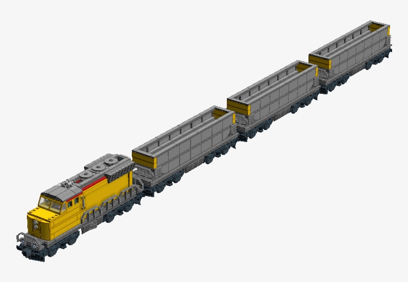 Yellow Locomotive And Coal Train - Union Pacific Lego Train PNG Image ...