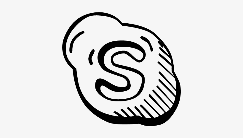 Skype Draw Logo Vector - Logo Skype Draw PNG Image | Transparent PNG ...