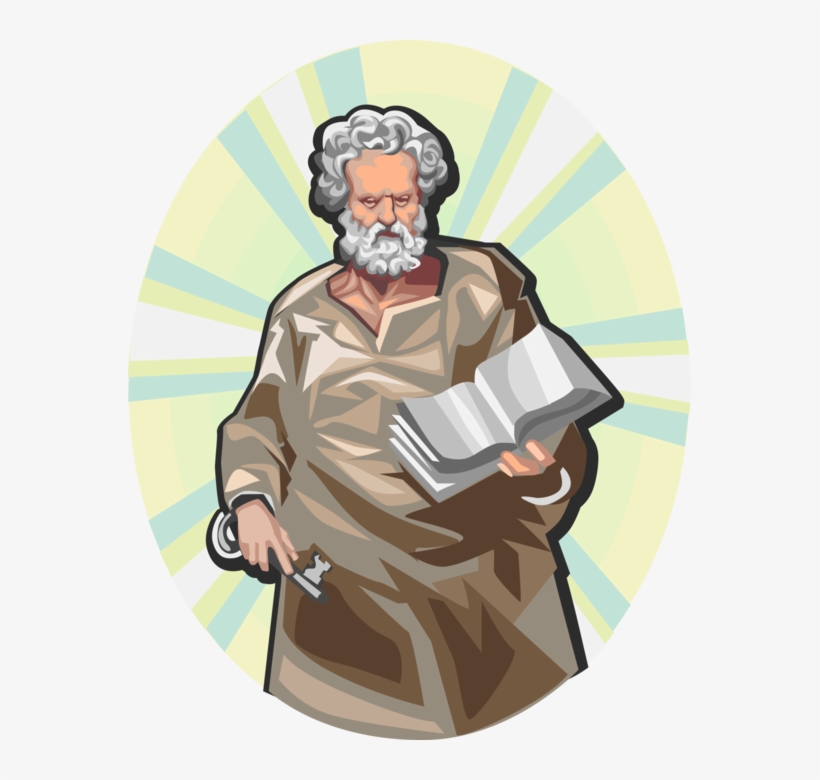 Vector Illustration Of St - St Peter Clipart PNG Image | Transparent ...