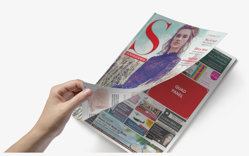 Last Remaining Single Panel Ads For The Sunday Express - Flyer PNG ...