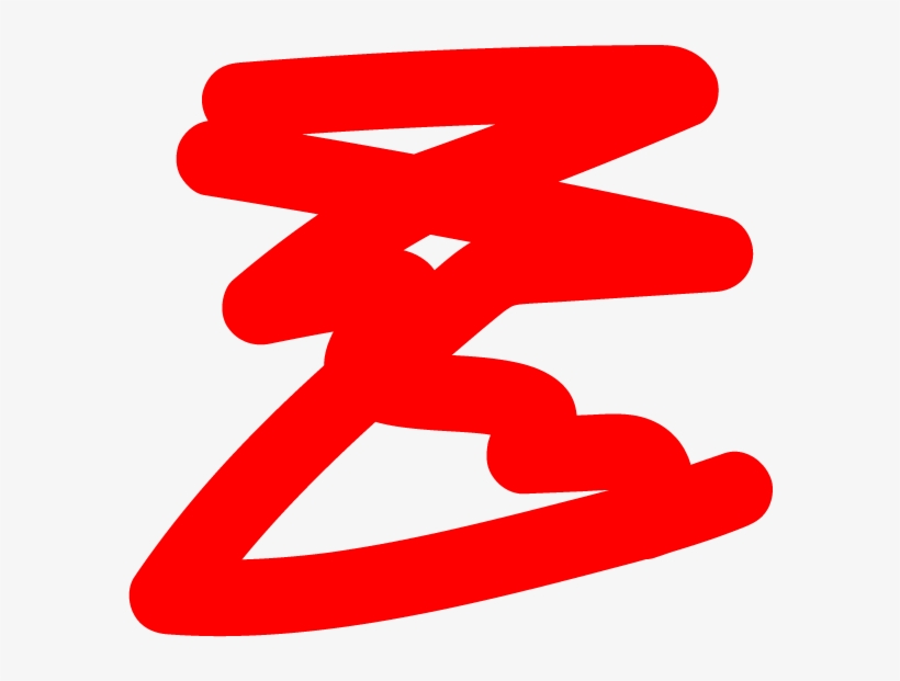 Red Scribble - Number PNG Image | Transparent PNG Free Download on SeekPNG