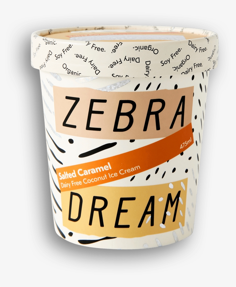 Salted Caramel - Calories In Zebra Dream Ice Cream PNG Image ...