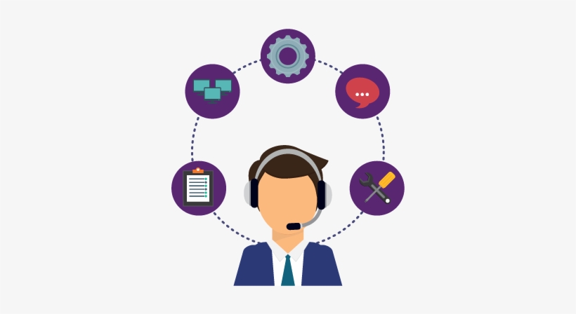 Managed Services Icons - Call Center PNG Image | Transparent PNG Free ...
