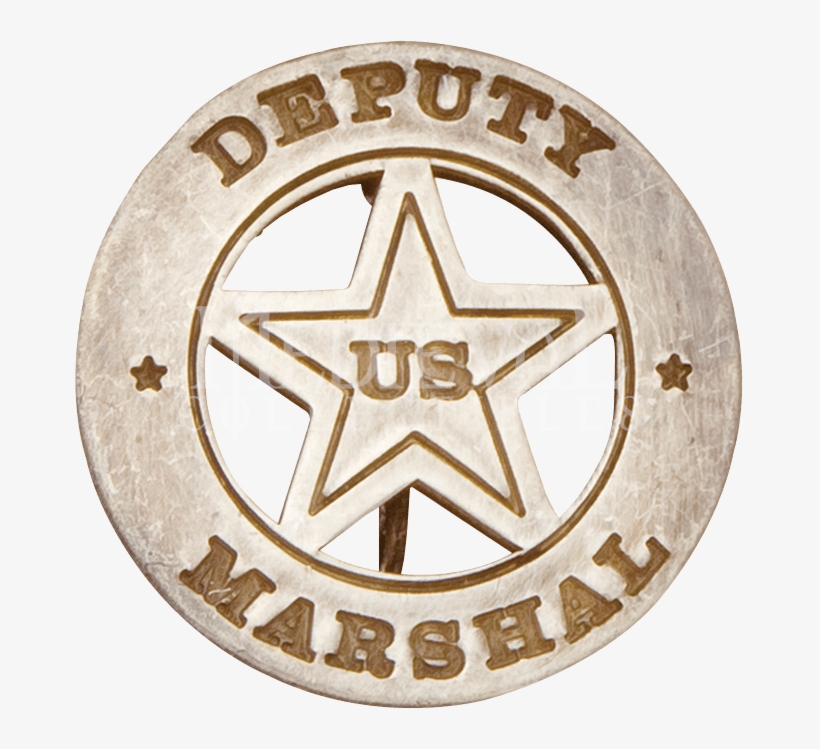 Round Deputy Us Marshal Badge - U.s. Deputy Marshall Circle Badge PNG ...