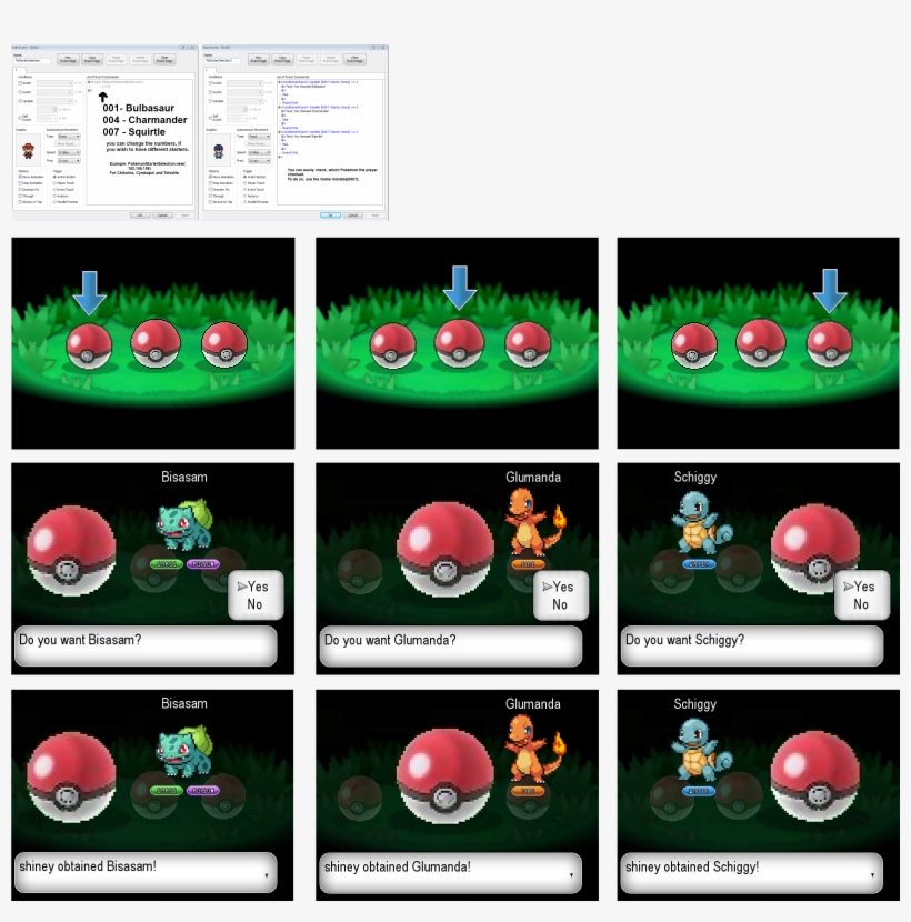 No Account No Worries - Pokemon Essentials Starter Selection Screen PNG ...