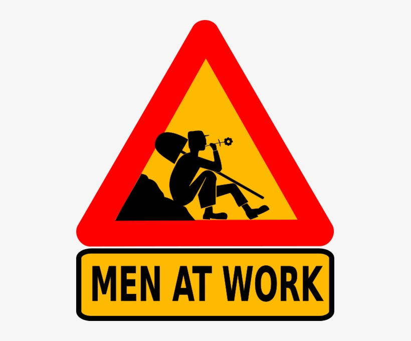 Road Sign Men At Work PNG Image | Transparent PNG Free Download on SeekPNG