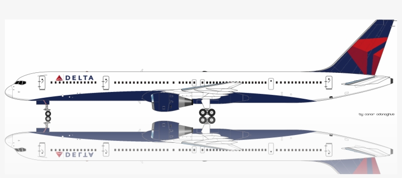 Delta Airlines 757-300 - B757 300 Png PNG Image | Transparent PNG Free ...