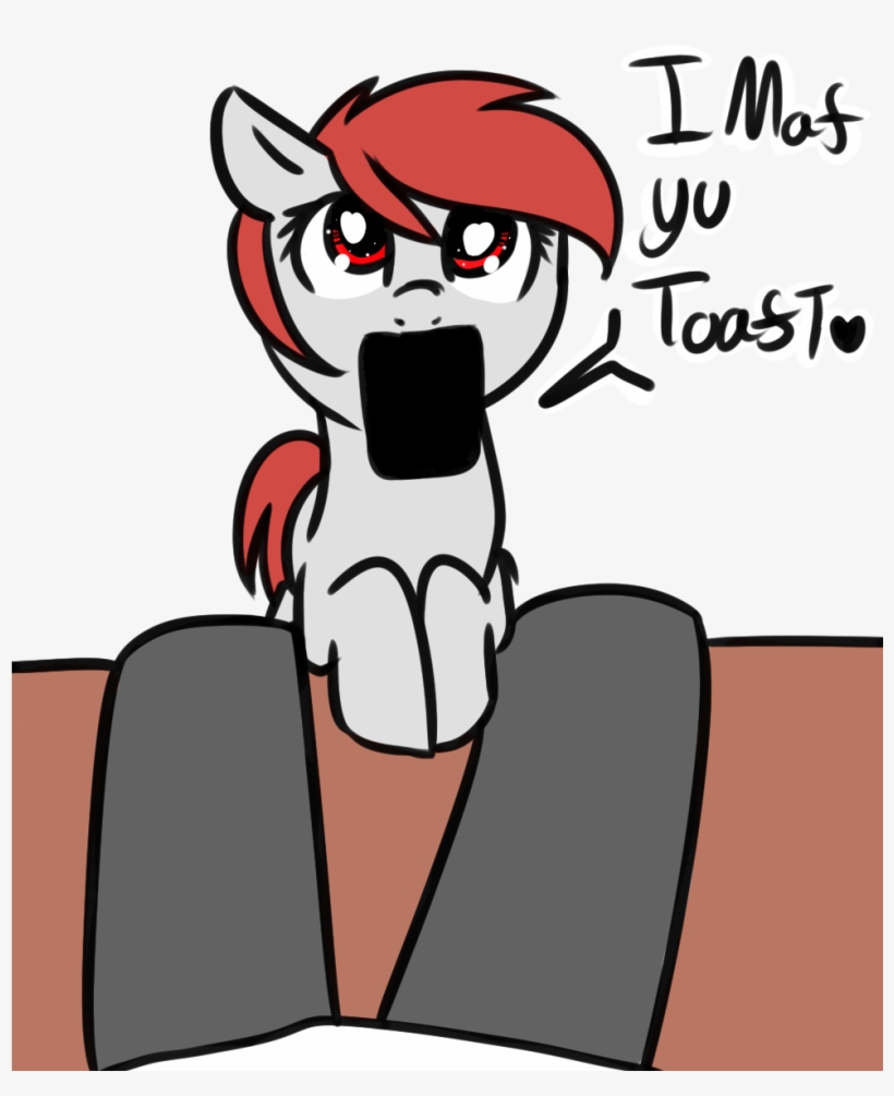 Neuro, Bread, Burnt, Burnt Toast, Dialogue, Female, - Cartoon PNG Image ...