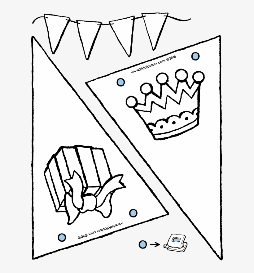 Download Birthday Flags - Drawing | Transparent PNG Download | SeekPNG