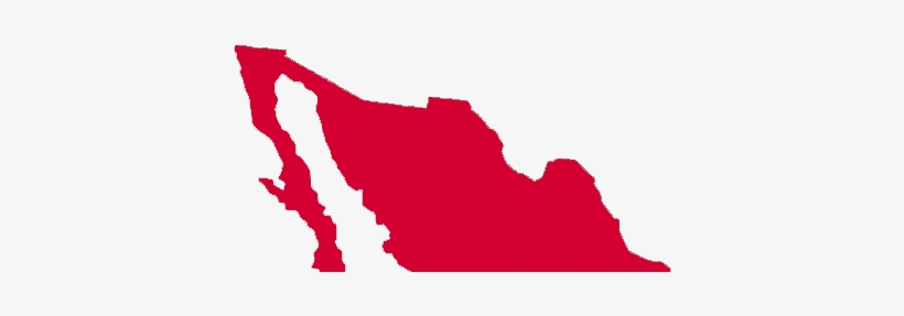 Territory Map Graphic Of The Country Of Mexico - Mexican Map Silhouette ...